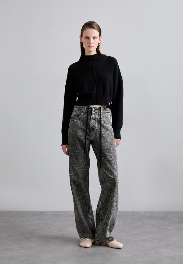 Filippa K BOXY BRAIDED - Strickpullover - navy/dunkelblau - Zalando.de