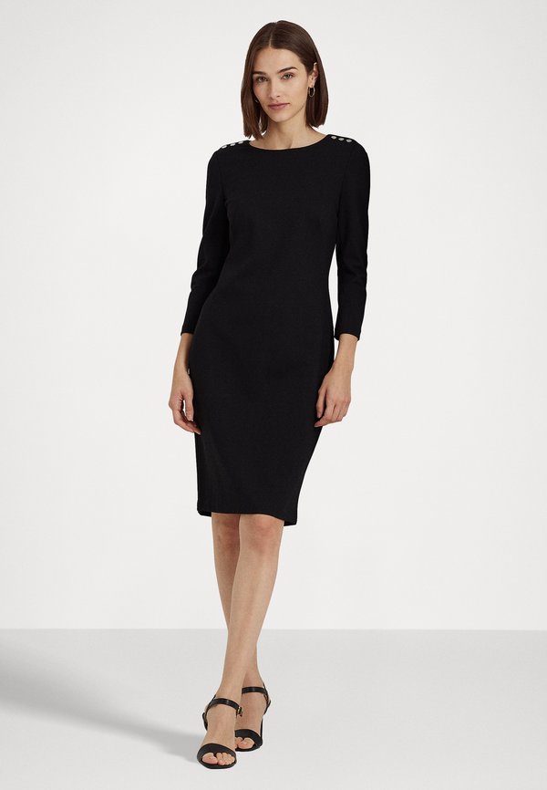 Lauren Ralph Lauren MUNZIE ELBOW SLEEVE DAY DRESS - Koktejlové šaty / šaty na párty - black ...