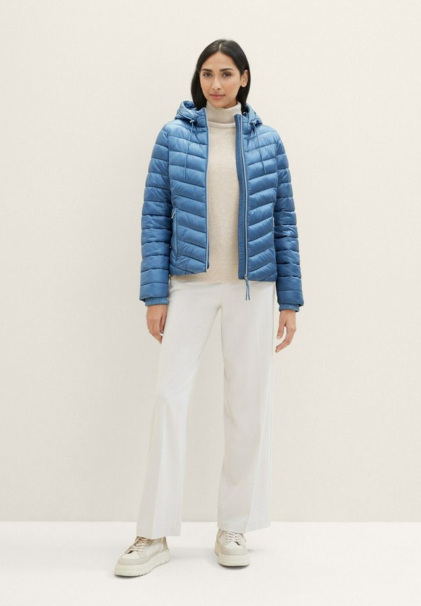 TOM TAILOR DENIM LIGHT WEIGHT PUFFER JACKET - Winterjacke - indigo ink blue/dunkelblau - Zalando.ch