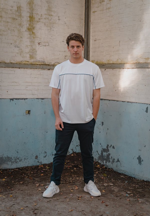 Matinique MALIAM - Chino - dark navy/dunkelblau meliert - Zalando.ch