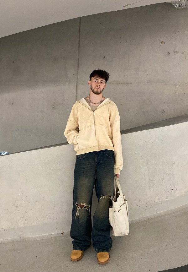 Urban Classics Sweatjacke - unionbeige/beige - Zalando.ch