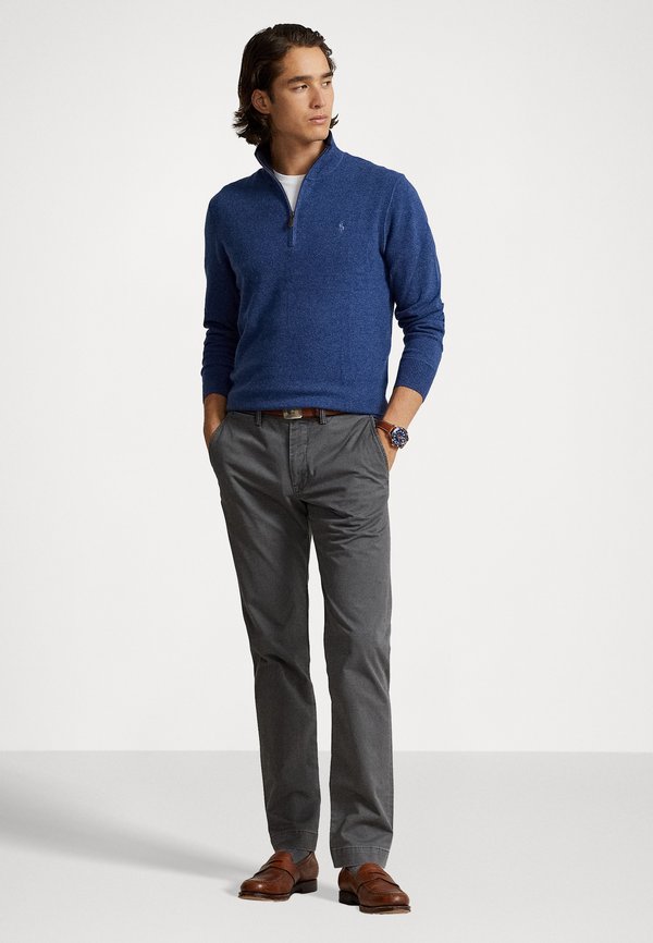 Polo Ralph Lauren STRETCH SLIM FIT TROUSER - Chinos - light navy/dark ...