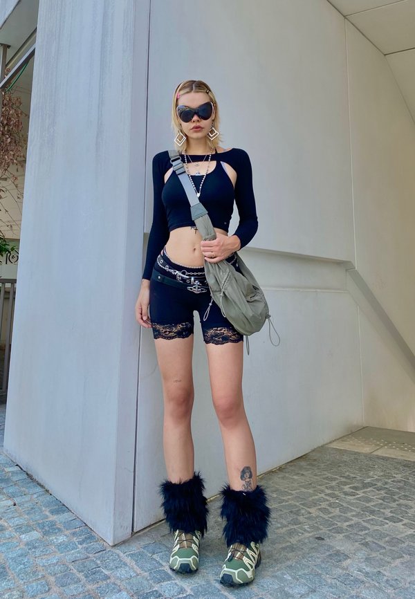 Cream MATILDA BIKER - Short - optical white/blanc - ZALANDO.FR