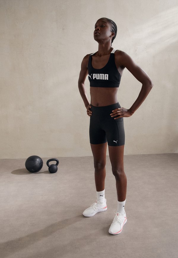 Puma STUDIO FOUNDATION SHORT - Leggings - puma black/noir - ZALANDO.FR