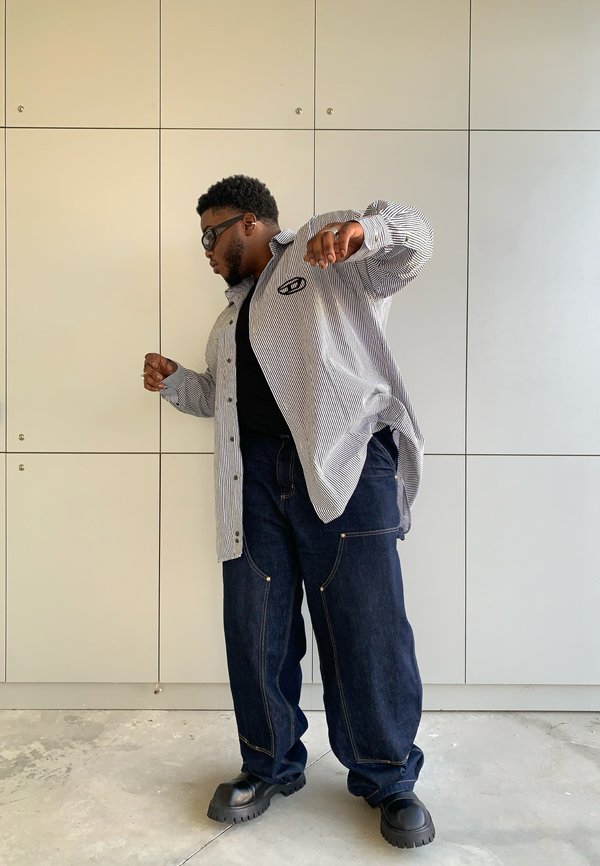 Carhartt WIP LANDON ROBERTSON - Jeansy Relaxed Fit/czarny - Zalando.pl