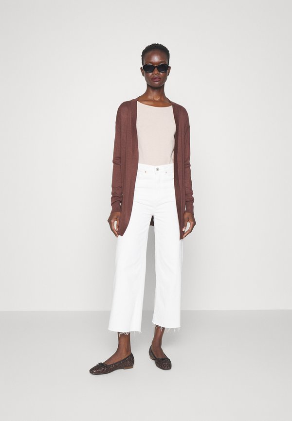 YAS YASBALIS LONG CARDIGAN - Cardigan - beige - Zalando.it