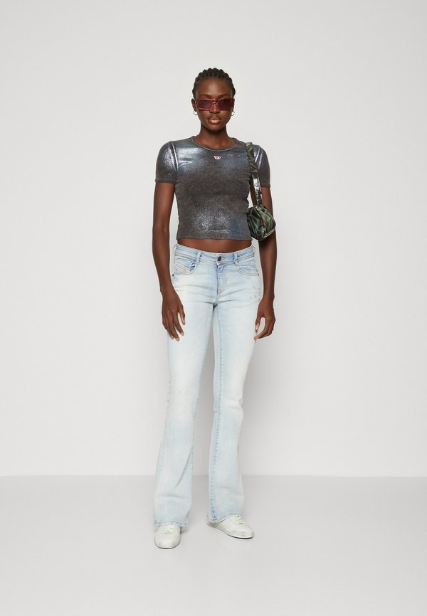 Roksanda ROKSANDA X FILA - T-shirt print - black/fluro orange/zwart ...