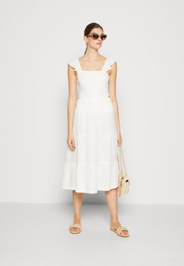 Lacoste A-lijn rok - flour/wit - Zalando.nl