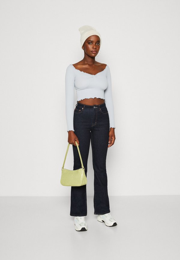 Weekday GLOW CURVE - Flared Jeans - rinse blue/blue - Zalando.ie