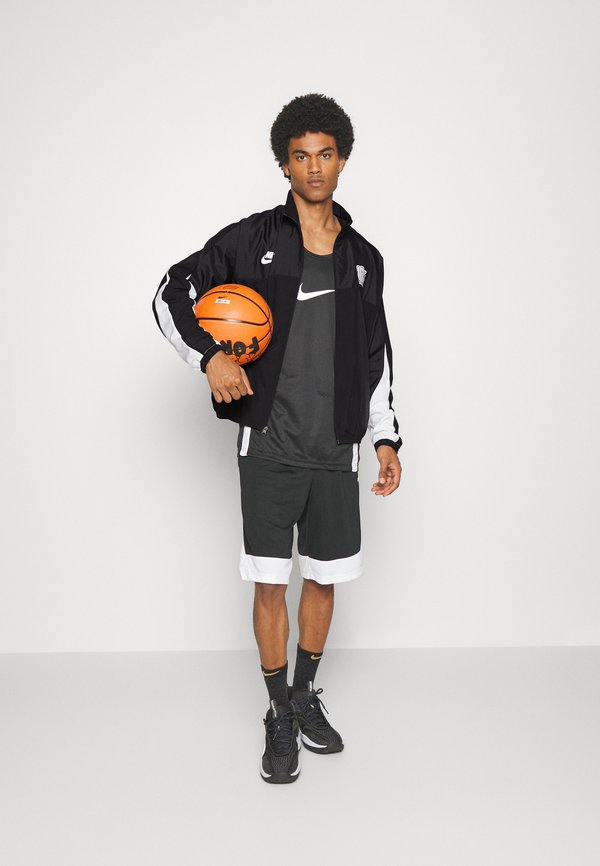 Nike Sportswear M REPEAT FT - Jogginghose - black/white/schwarz ...