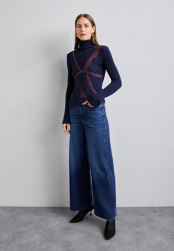 rag & bone AUDRINA CREW - Strickpullover - navy/dunkelblau - Zalando.de