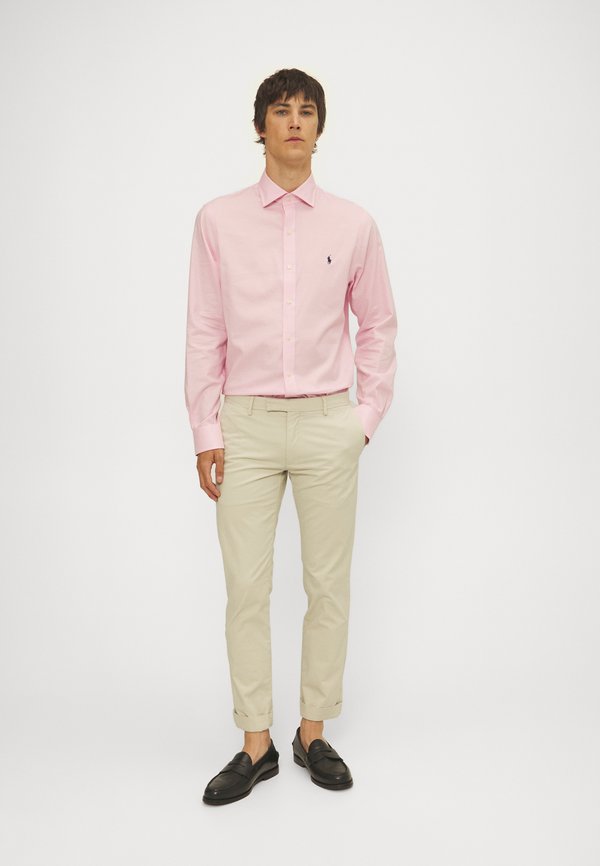 Polo Ralph Lauren WASHED STRETCH SLIM FIT CHINO TROUSER - Pantalones chinos - khaki tan/beige ...