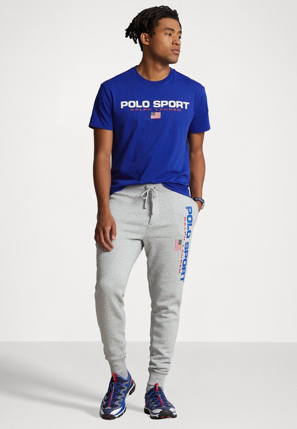 Polo Ralph Lauren HOOD LONG SLEEVE - Huppari - faded black/musta ...