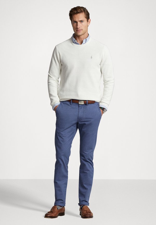 Polo Ralph Lauren STRETCH SLIM FIT CHINO TROUSER - Chinos - light navy ...