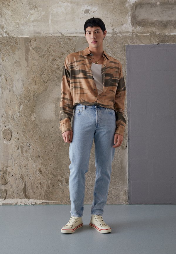 Dr.Denim DASH - Jeans straight leg - light blue ridge stone/vit denim ...