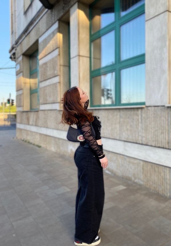 Urban Classics TRAPEZE CROPPED - Top - black/schwarz - Zalando.ch