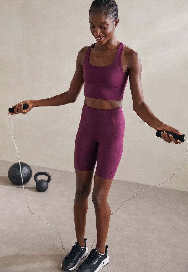 Girlfriend Collective RUN HIGH RISE - Medias - plum/morado - Zalando.es