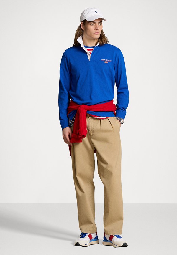 Polo Sport Ralph Lauren CLASSIC FIT POLO SPORT RUGBY SHIRT UNISEX - Polo - cruise navy/white ...