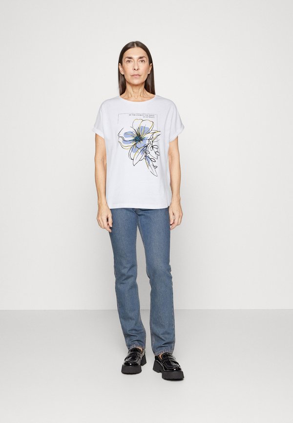 Anna Field T-shirts med print - white/hvit - Zalando.no