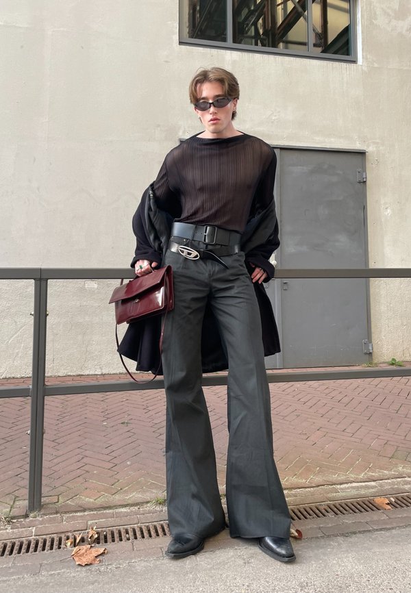 Diesel B-1DR UNISEX - Riem - black/zwart - Zalando.nl