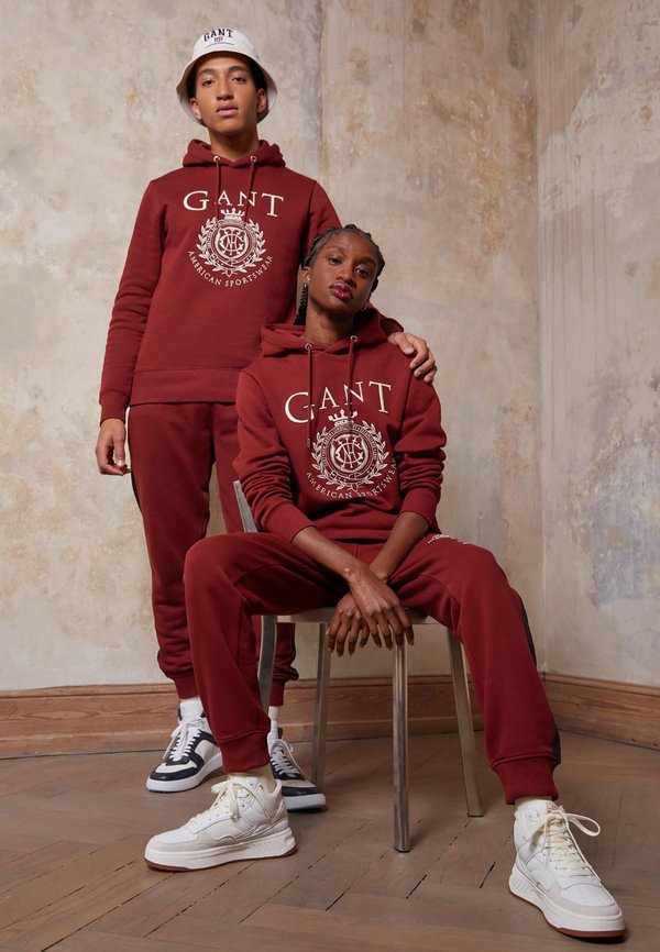 New Era NEW YORK YANKEES LARGE LOGO CREW - Sweatshirt - dark red ...