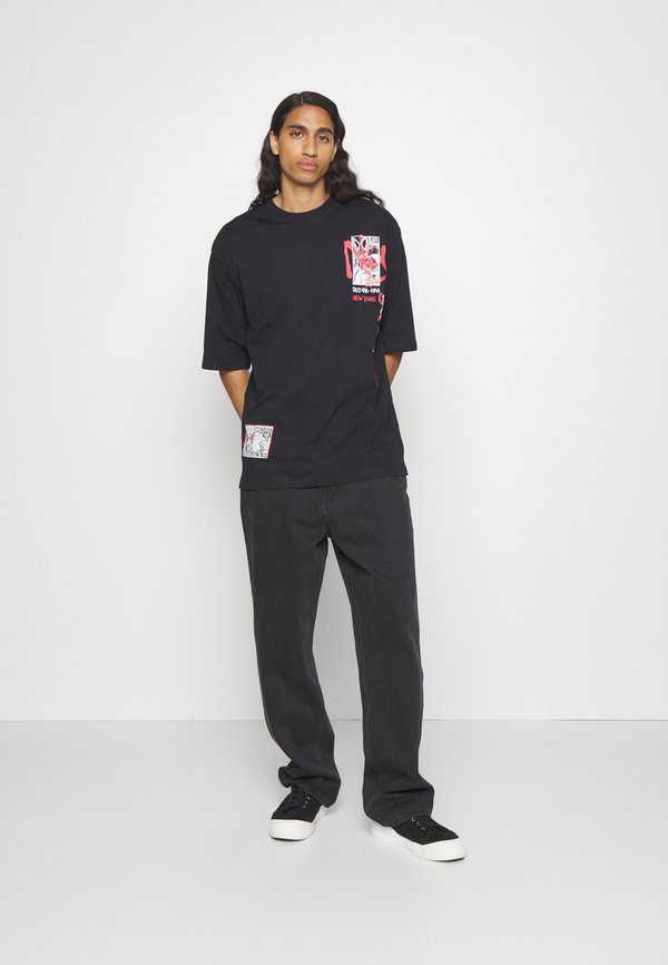 Weekday GALAXY LOOSE STRAIGHT - Loose Jeans - tuned black/schwarz - Zalando