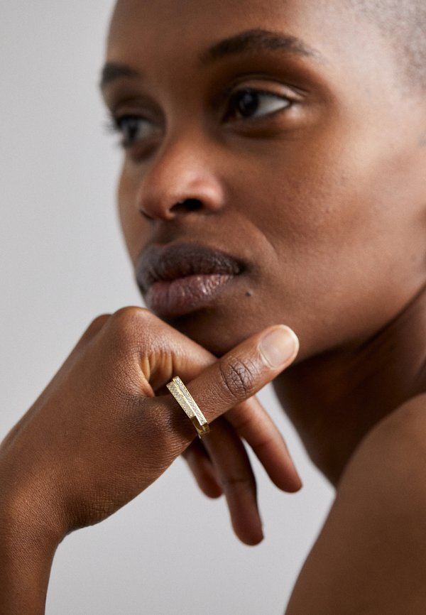 RAINBOW K HANDCUFF - Ring - yellow gold/white gold/weiß - Zalando.de