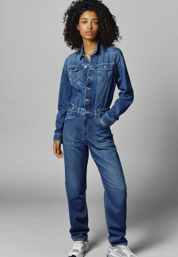 Pepe Jeans EVELYN - Overall / Jumpsuit - denim/blå denim - Zalando.se