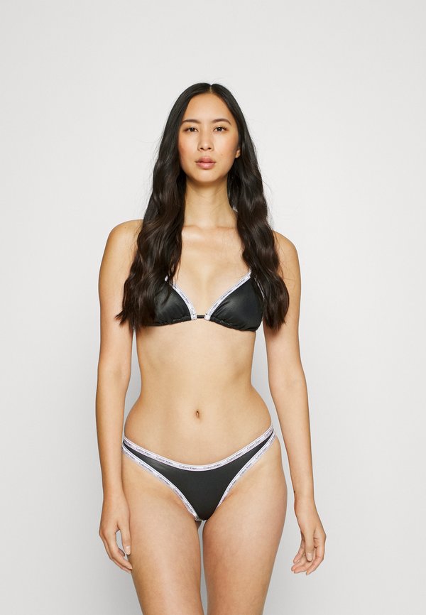 Calvin Klein Swimwear HIGH LEG CHEEKY - Braguita de bikini - black/negro - Zalando.es