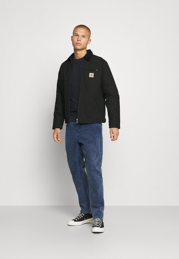 Carhartt WIP DETROIT JACKET DEARBORN - Chaqueta de entretiempo - black ...