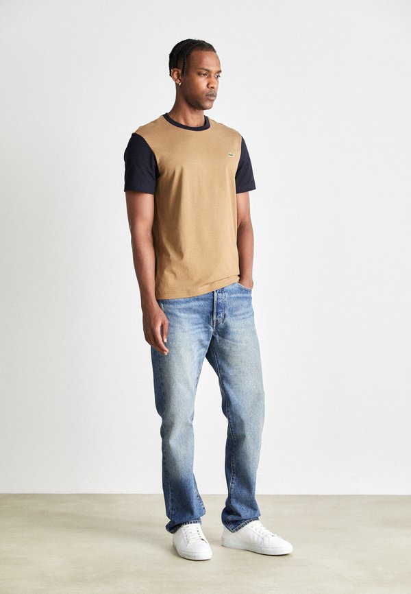 Lacoste ELEVATED - Camiseta estampada - navy blue/zin/azul marino ...