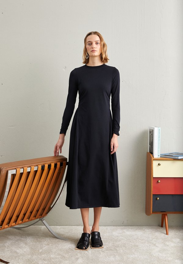 Lauren Ralph Lauren MUNZIE ELBOW SLEEVE DAY DRESS - Jerseyjurk - lighthouse navy/donkerblauw ...