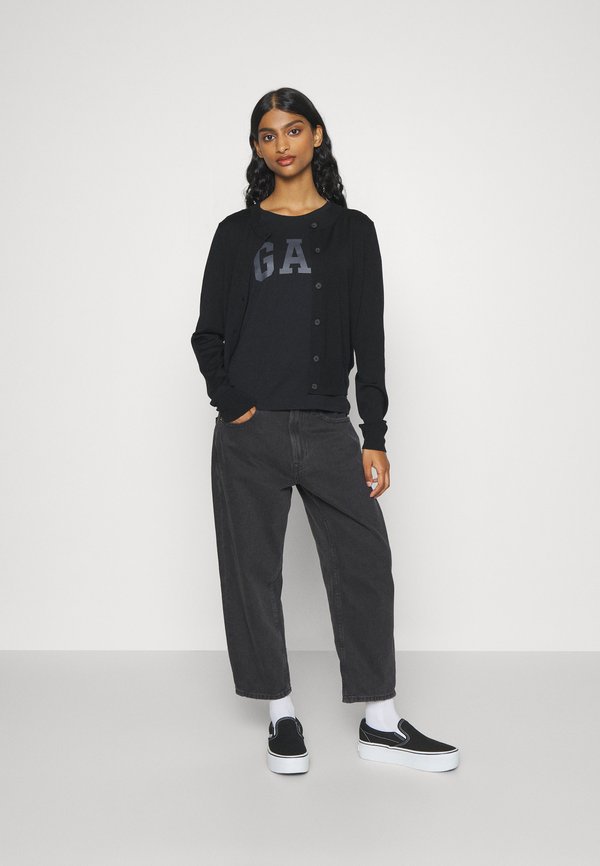 Vans CLASSIC STACKFORM - Instappers - black/true white/zwart - Zalando.nl