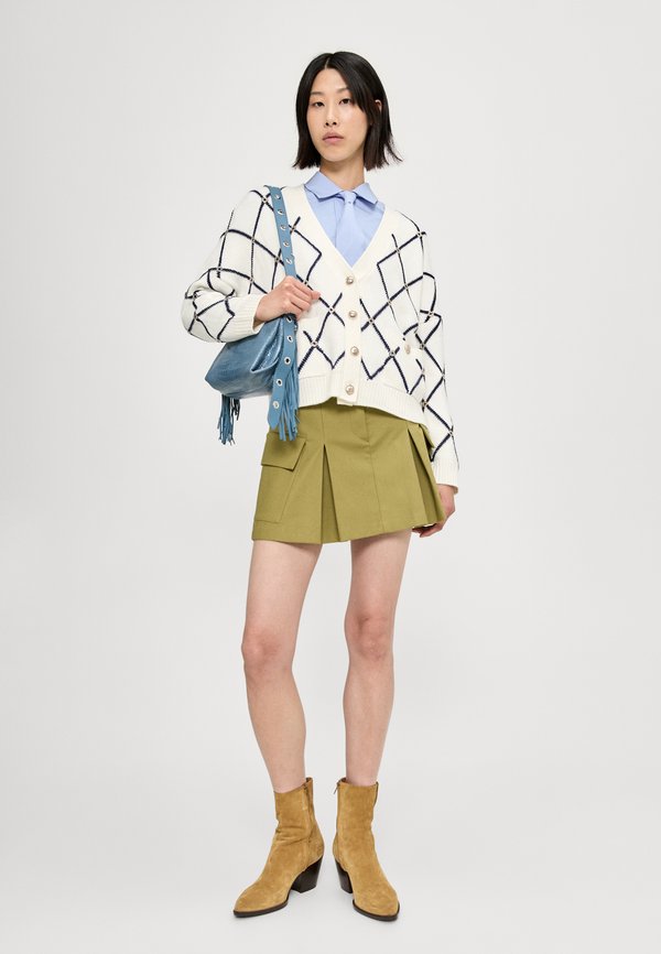 STAUD LISA - Gombos blúz - azure/kék - Zalando.hu