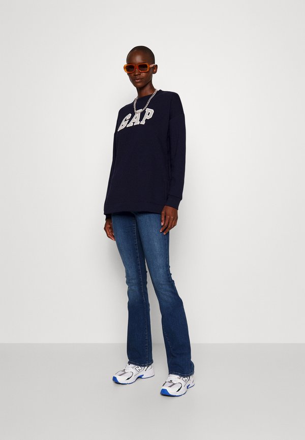 ONLY Tall ONLPAOLA - Flared Jeans - dark blue denim/donkerblauw - Zalando.nl