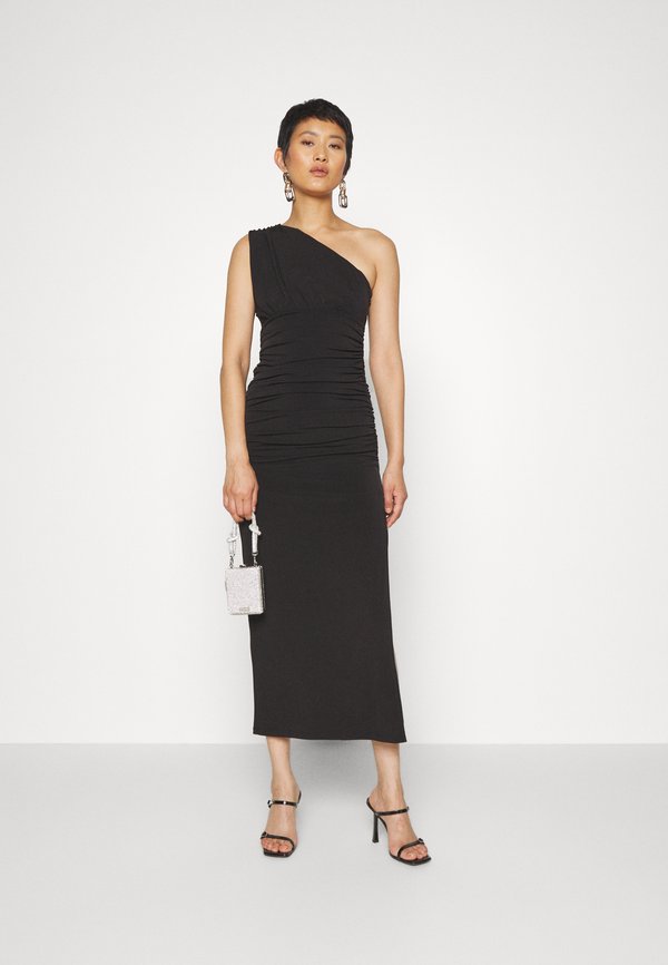 A W A K E Mode Flared Sleeve Dress With Chest Cut Out Detail