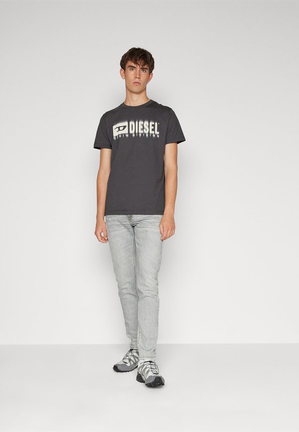 Diesel DIEGOR UNISEX - T-shirt imprimé - white/blanc - ZALANDO.FR