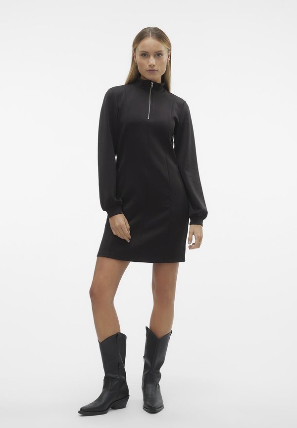 Gestuz YASMIA SHORT DRESS - Robe pull - black/noir - ZALANDO.FR