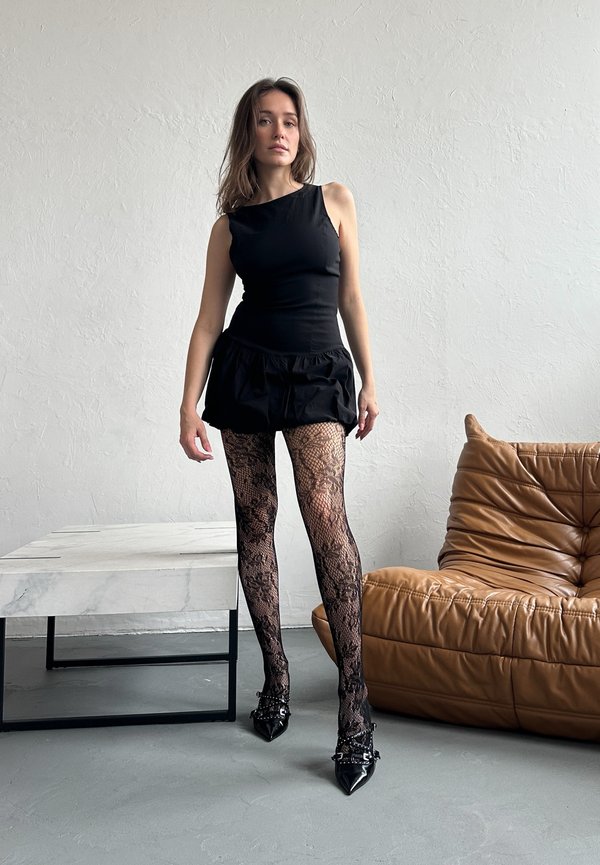 Swedish Stockings ROSA LACE TIGHTS - Rajstopy/czarny - Zalando.pl