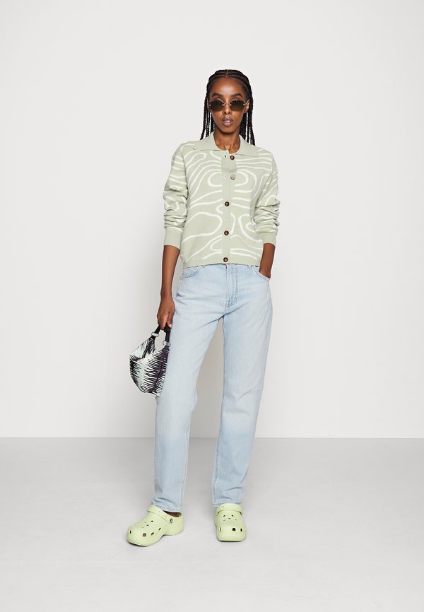 Crocs CLASSIC MARBLED - Muiltjes - pure water multi/lichtblauw ...