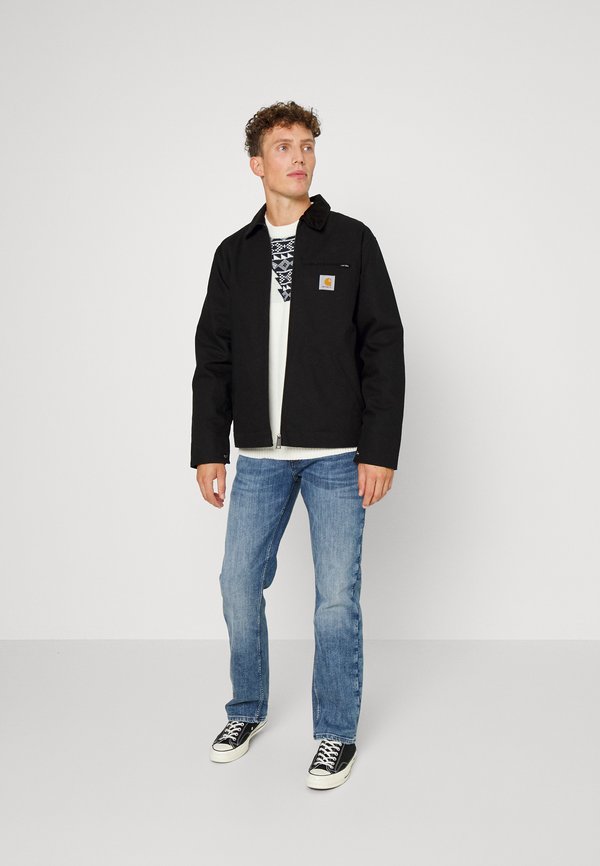 Carhartt WIP DETROIT JACKET DEARBORN - Chaqueta de entretiempo - black ...