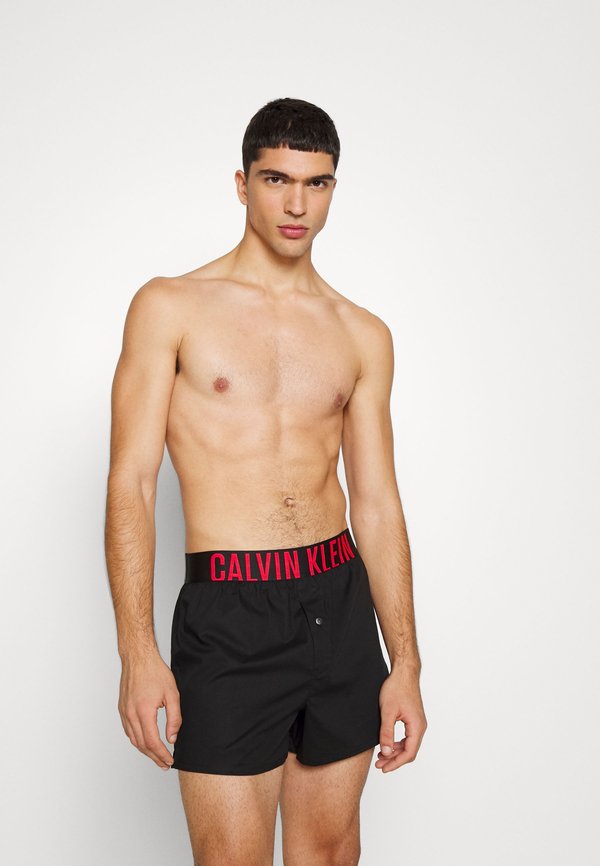 Calvin Klein Underwear MODERN BOXER SLIM 2 PACK - Boxer - black/grey ...