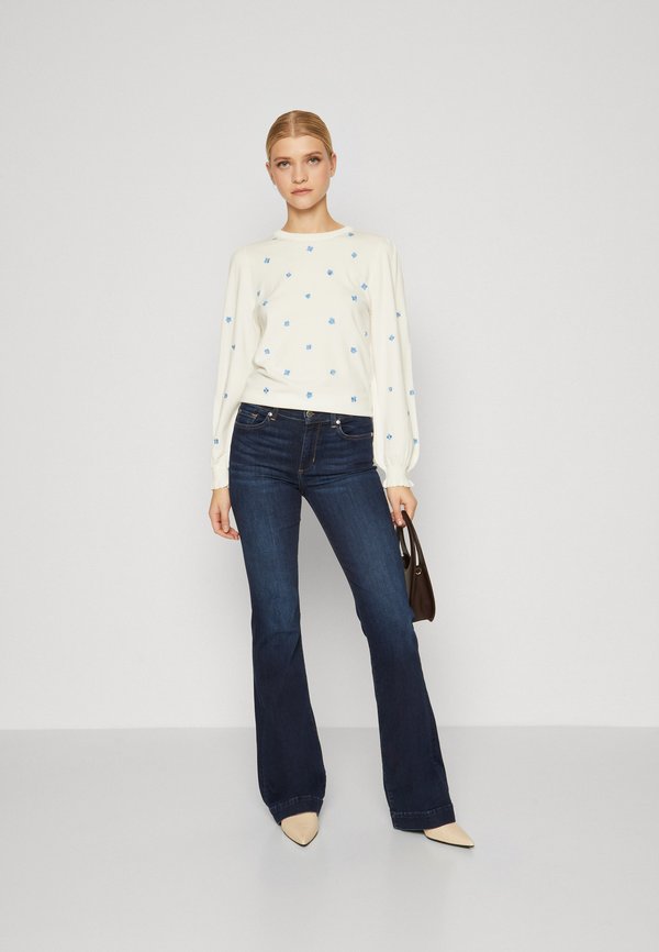 LTB ROXY LOW RISE - Flared jeans - black/svart denim - Zalando.se