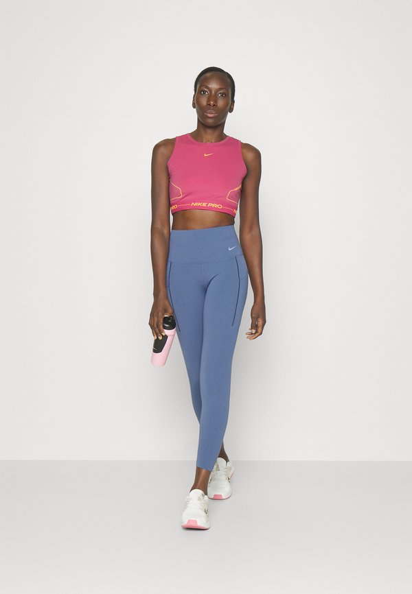 Nike Performance PRO CROP - Top s dlhým rukávom - hyper royal/white ...