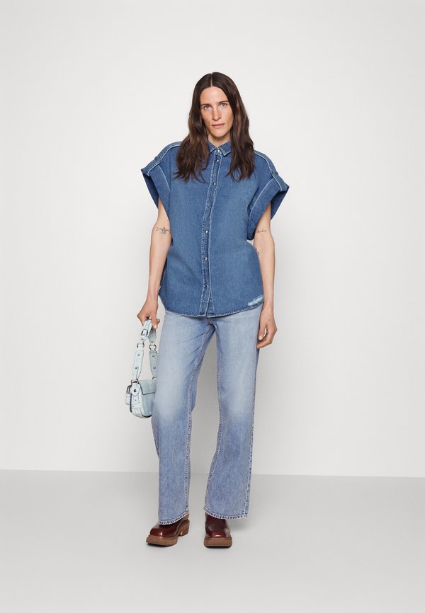 rag & bone FEATHERWEIGHT LOGAN - Jean boyfriend - audrey/denim bleu ...