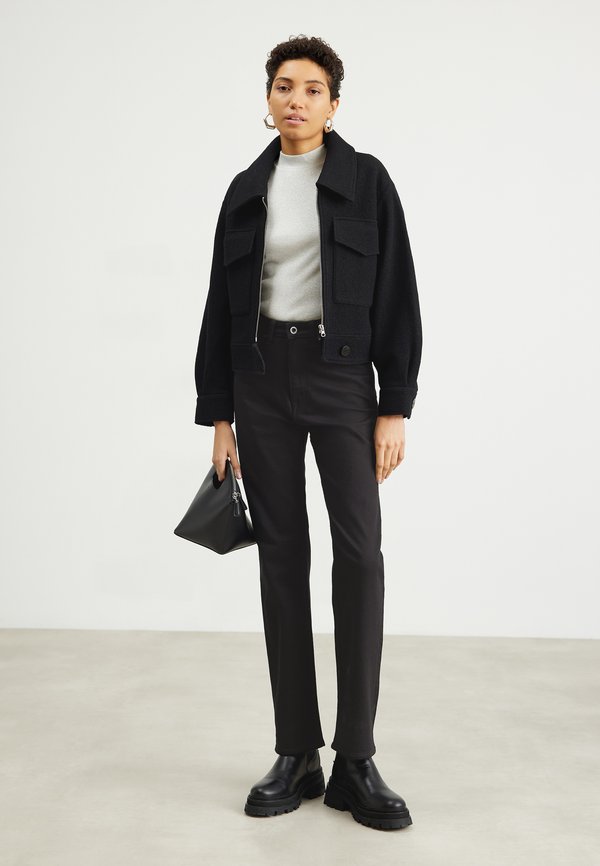 Filippa K CROPPED ZIP JACKET - Bomberjacke - butter/offwhite - Zalando.ch