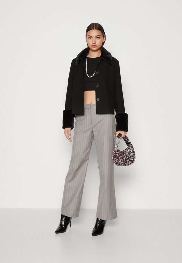 Weekday EMILY SUITING TROUSER - Trousers - grau/grey - Zalando.ie