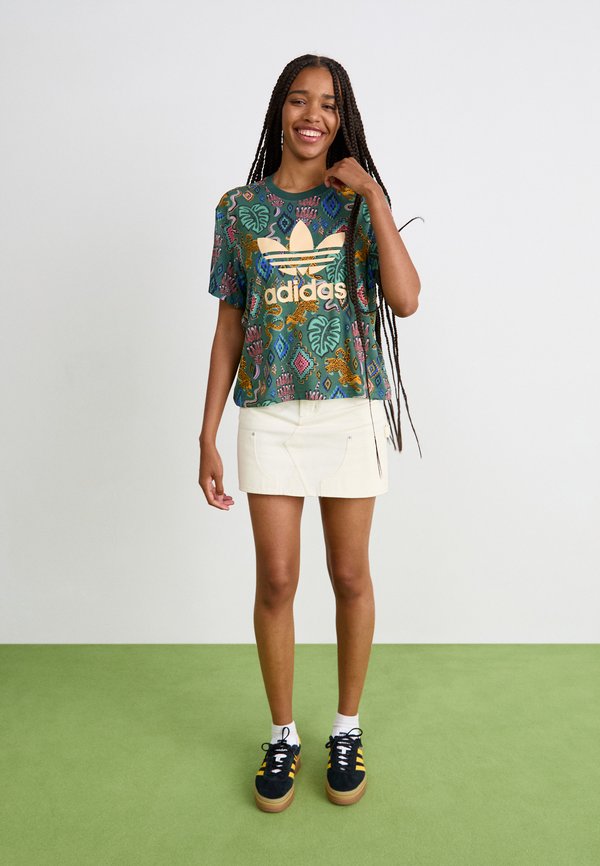 adidas Originals GAZELLE BOLD - Sneakers - core black/bold gold ...