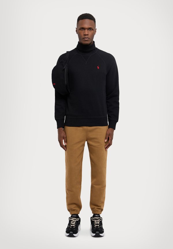 Polo Ralph Lauren MODERN TRAINER 100 TOP - Trainers - black/light grey ...