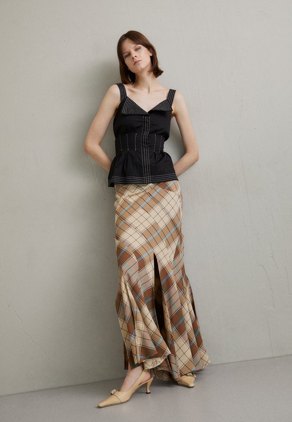 Materiel SCULPTED WRAP VEST - Bluse - black/schwarz - Zalando.at